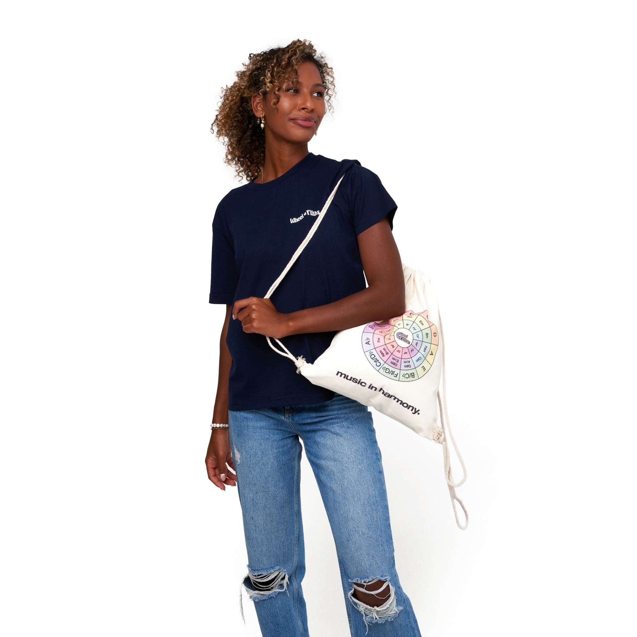 Wheel of Fifths – Drawstring Bag - Wheel of Fifths